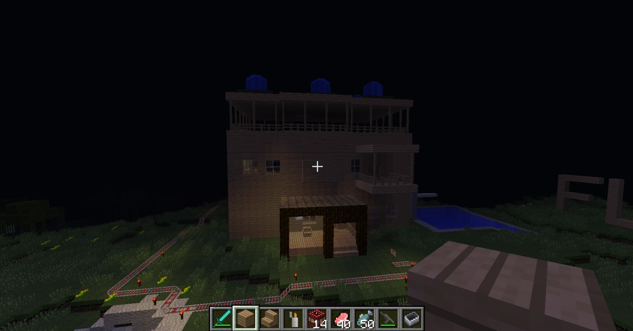 town home (with guest house) Minecraft Map