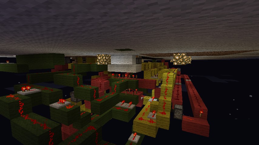 Redstone Green light Minecraft Map