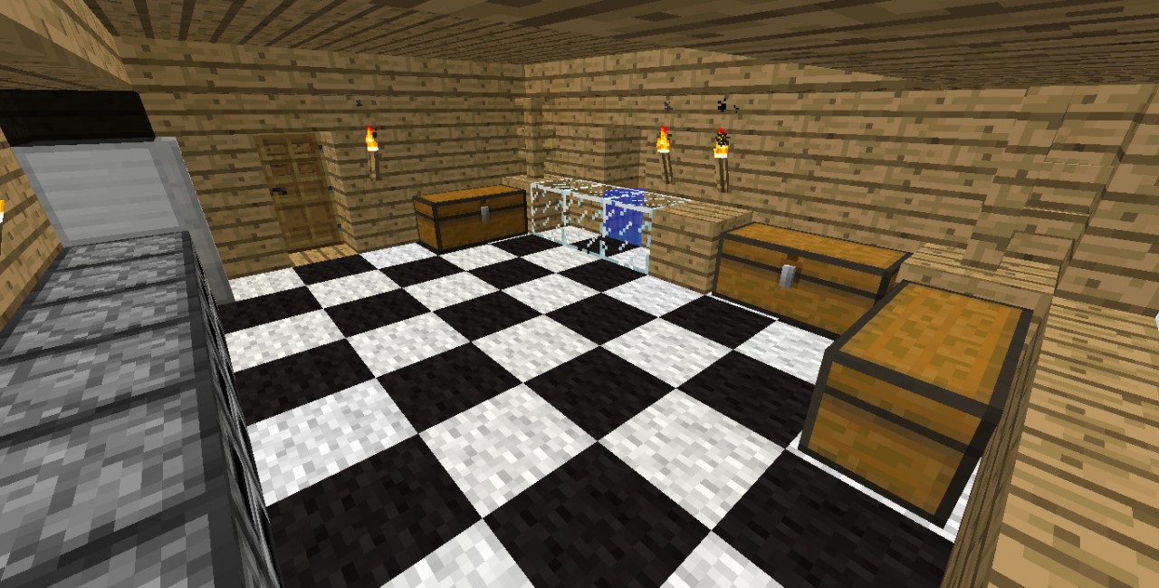 Flatland House Minecraft Map