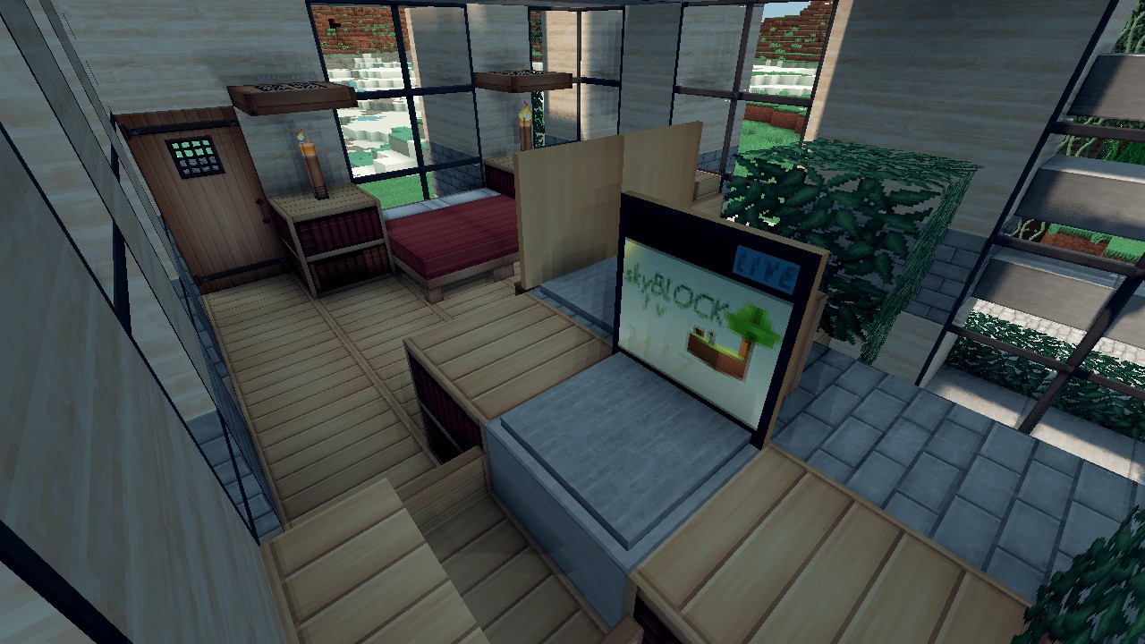 House Lets Build Lot Size 12x12 - Beach Town Project Minecraft Map