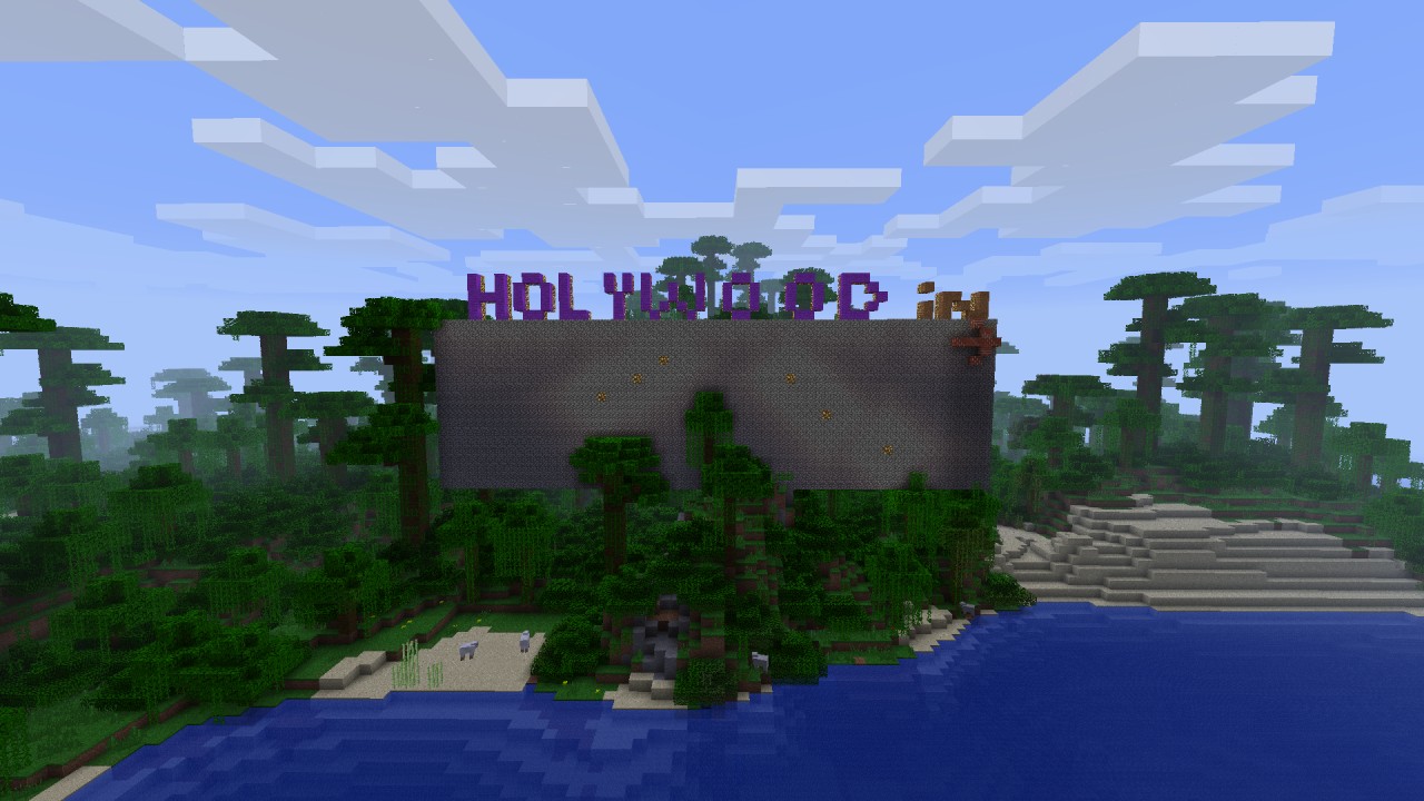 Holywood Minecraft Jungle Sign Minecraft Map