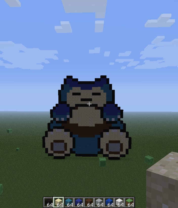 my pokemon pixel art Minecraft Map
