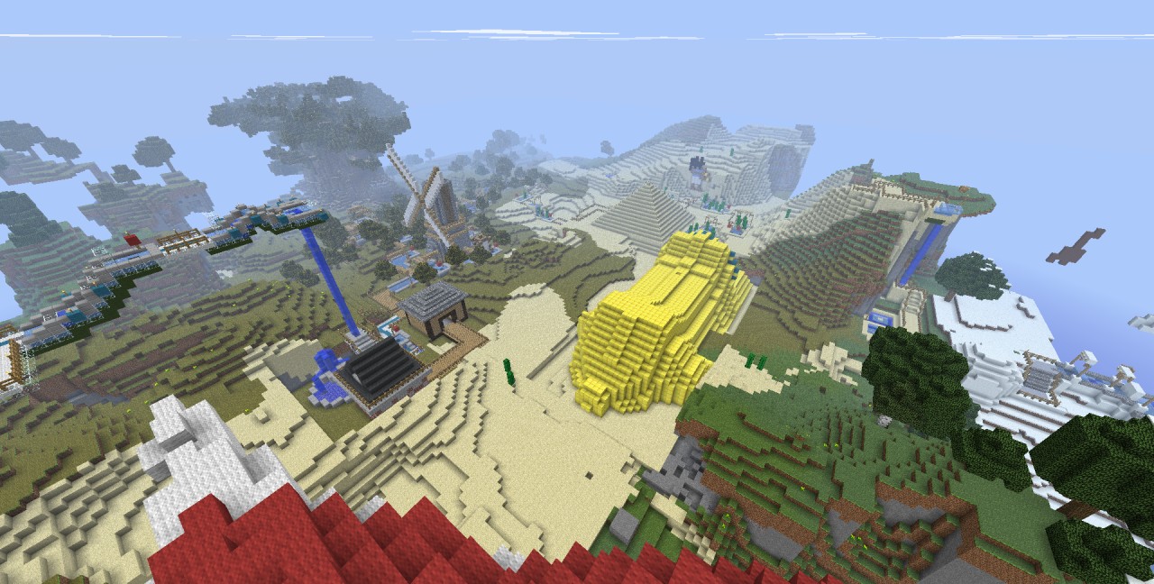 Minigame: 60 Hole Golf Course Minecraft Map