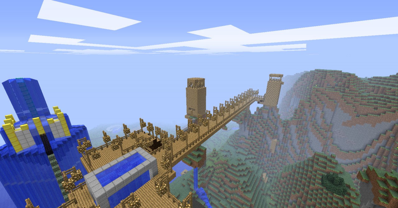 Sky Walkway Minecraft Map