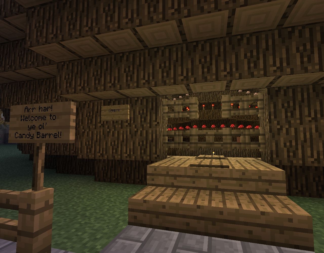 The Candy Barrel Minecraft Map