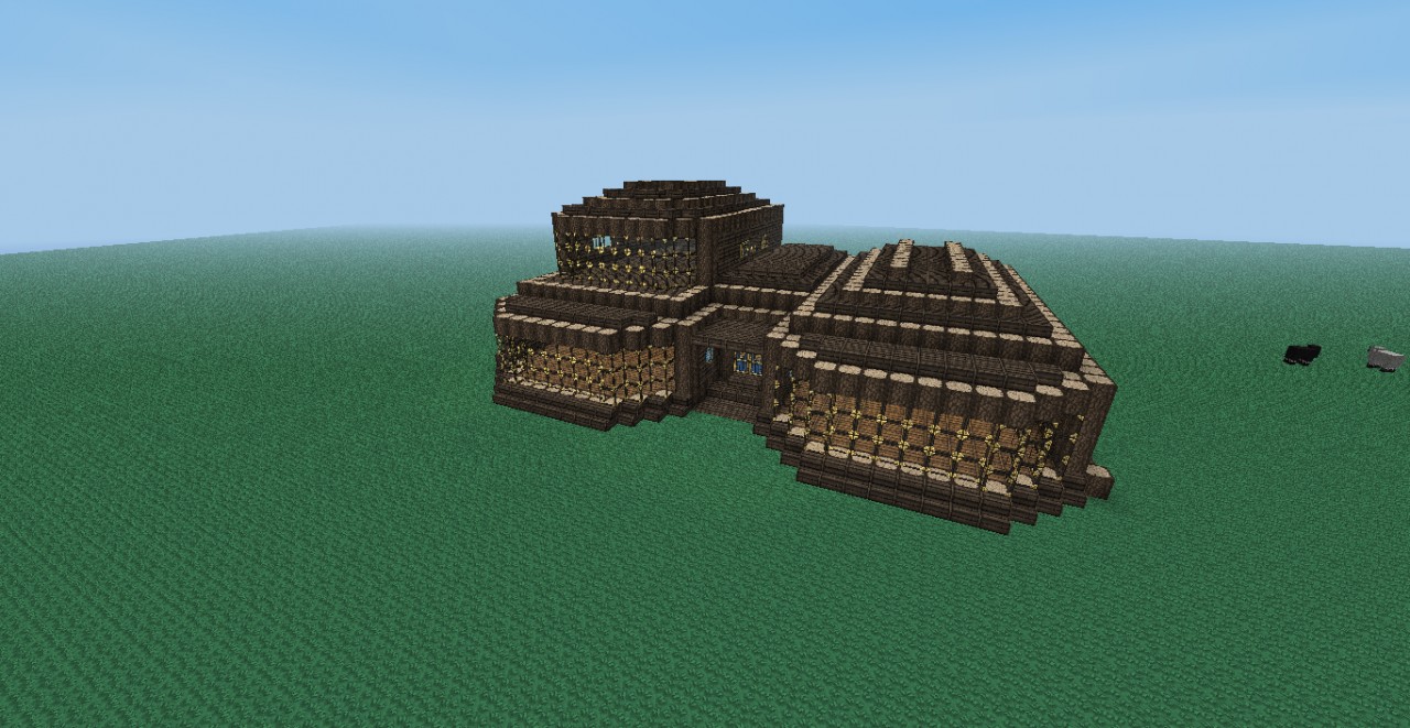 Custom Log Home Minecraft Map