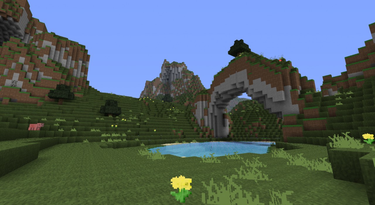 Land Bridge Minecraft Map
