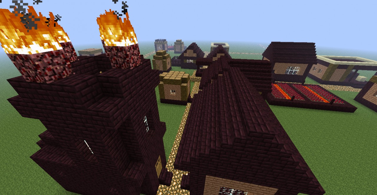 Nether Village Minecraft Map