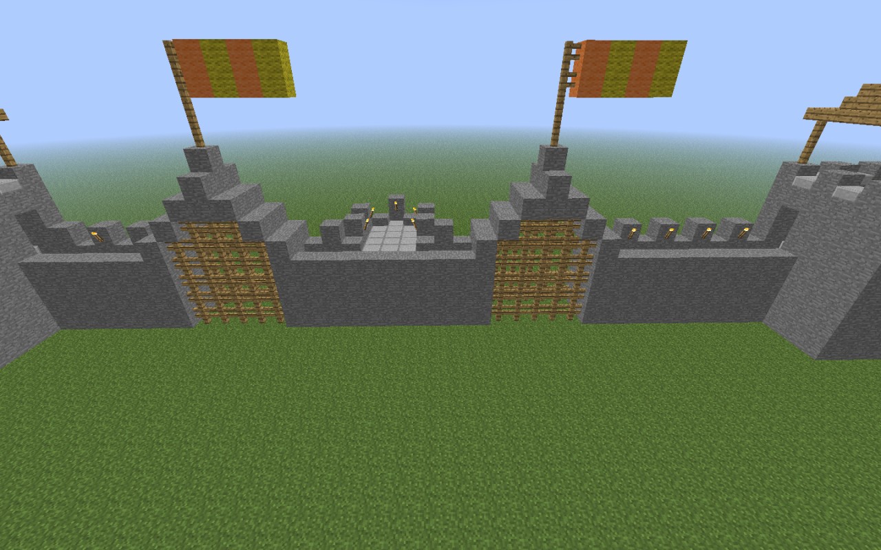 Castle walls Minecraft Map