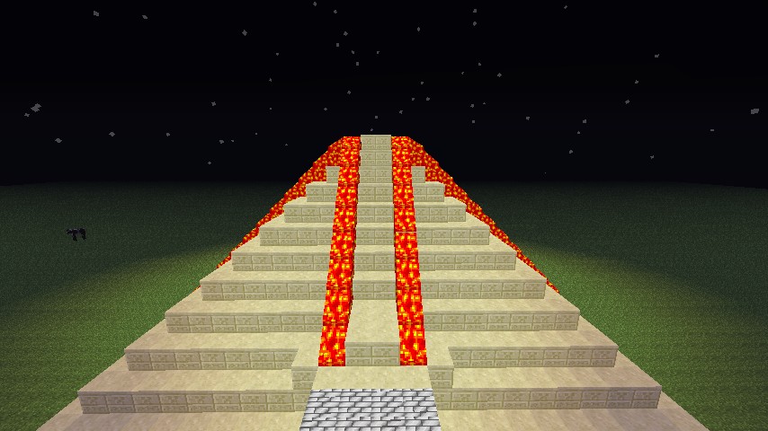 Pyramide Of Diamond And Gold Minecraft Map