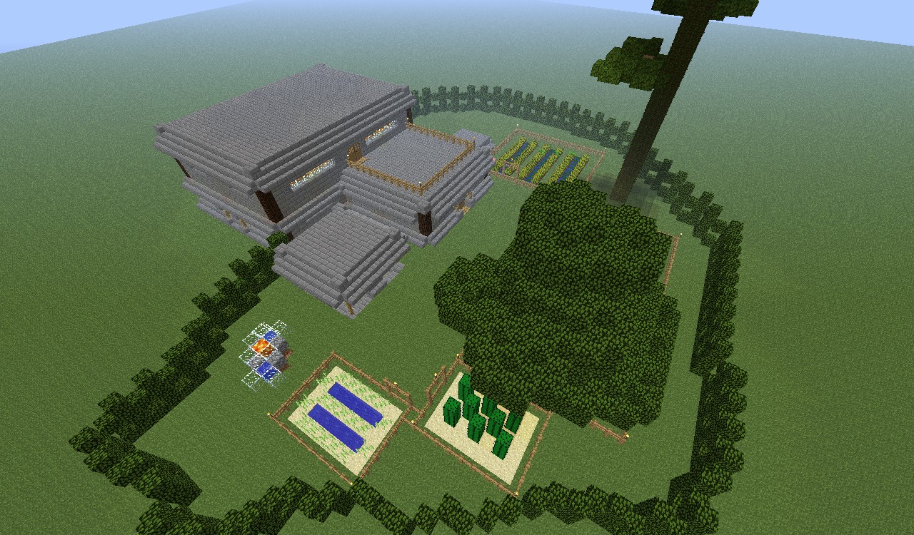 Self-Sustainable Flatmap Survival Minecraft Map