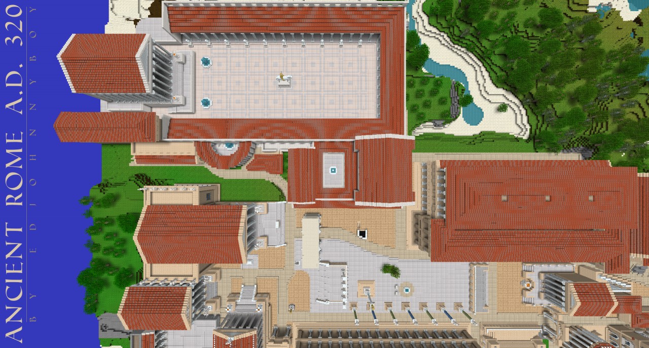 ejbs - Ancient Rome A.D. 320 ( Roman City ) Minecraft Map