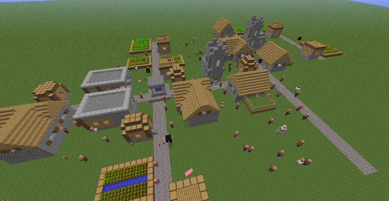 Over-Populated NPC Village