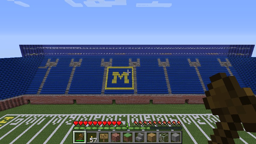 Michigan Stadium Minecraft Map