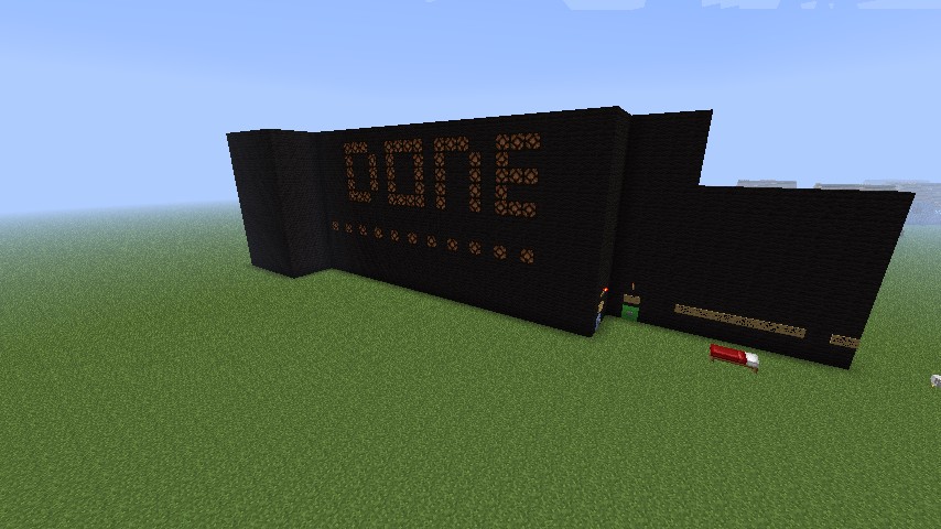 Minecraft Real Loading Screen Device! Whit 2 Outputs! Minecraft Map