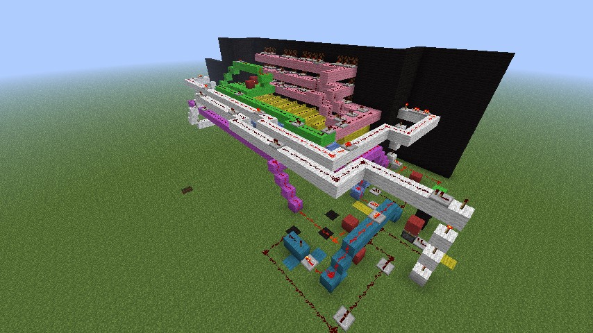 Minecraft Real Loading Screen Device! Whit 2 Outputs! Minecraft Map