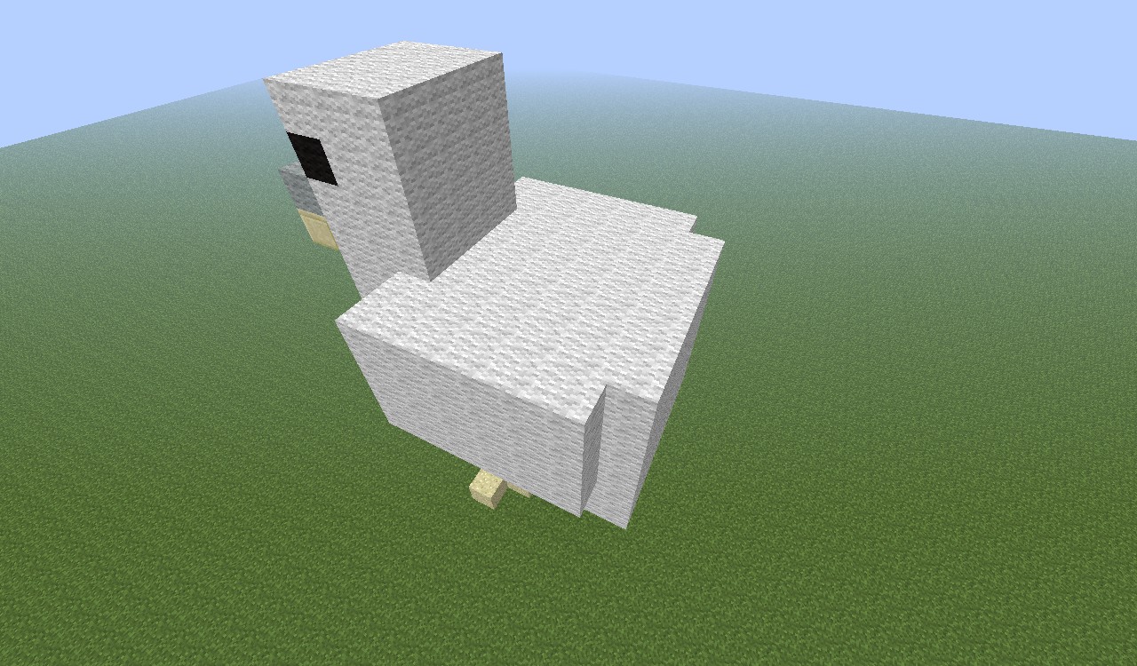 Chicken 3D Art Minecraft Map