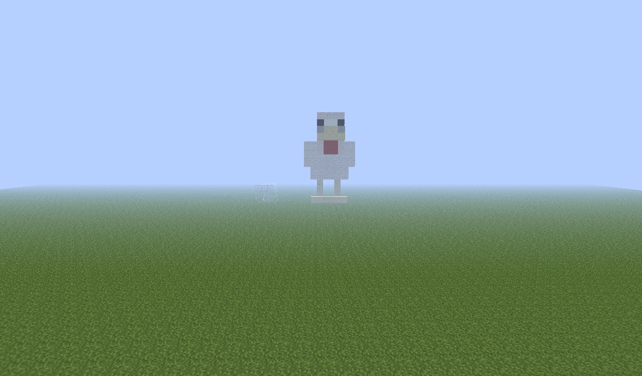 Chicken 3D Art Minecraft Map