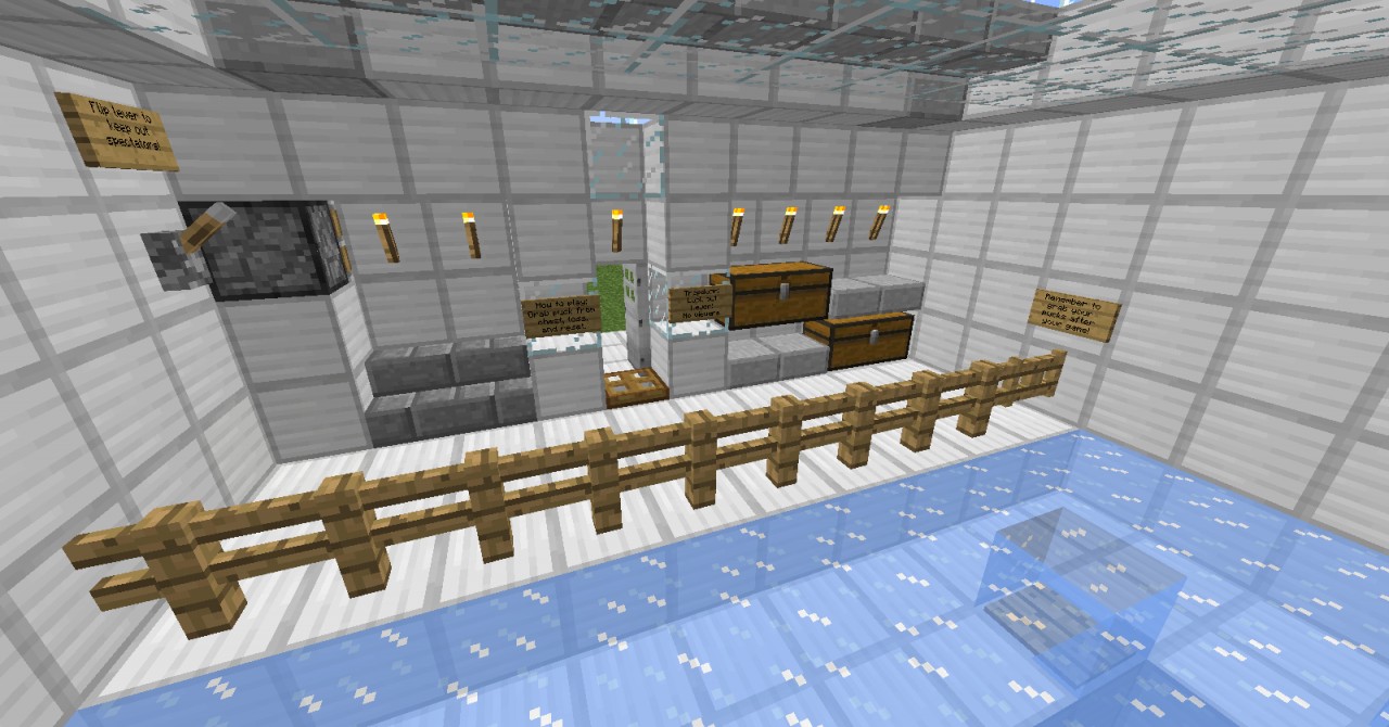 Ice Bowling (1-4 Players) Minecraft Map