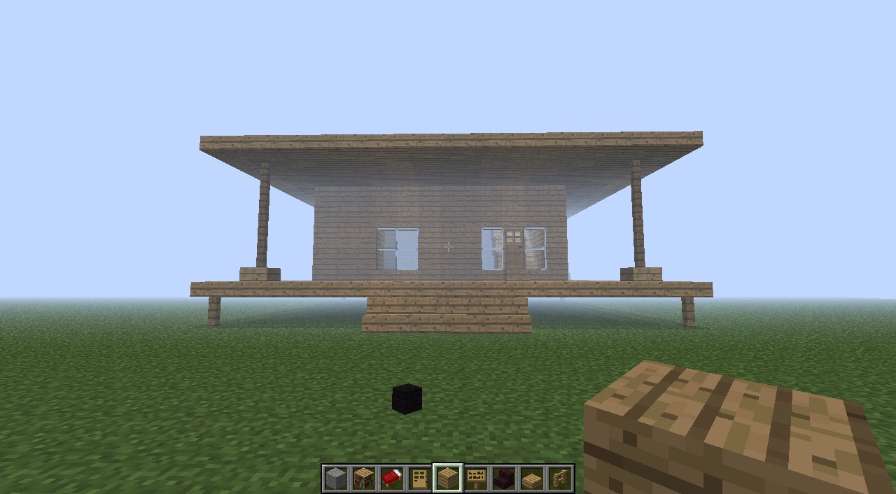 Modern wood house- Unfinished Minecraft Map