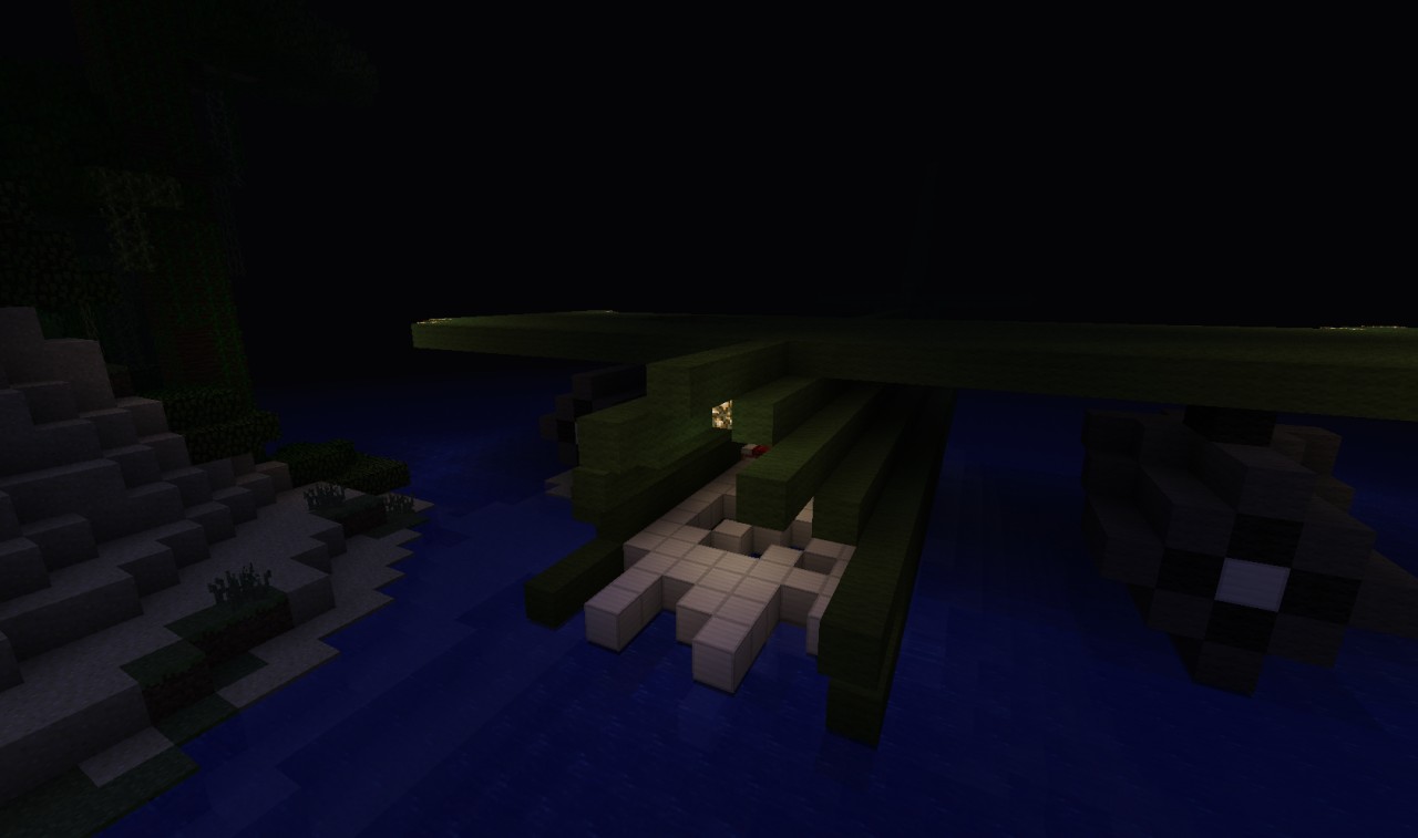plane crash survival Minecraft Map