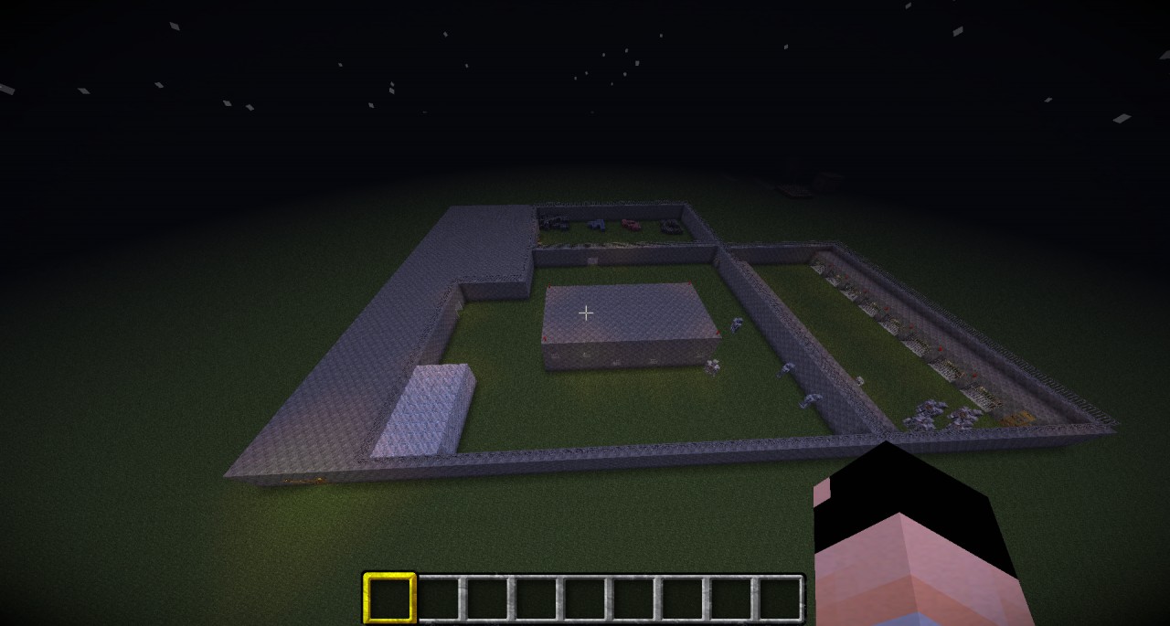 My own jail with 2 npc villages nearby Minecraft Map