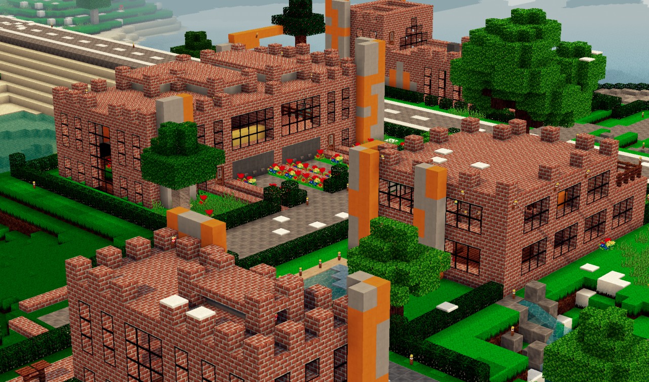 Orange Neighborhood Minecraft Map