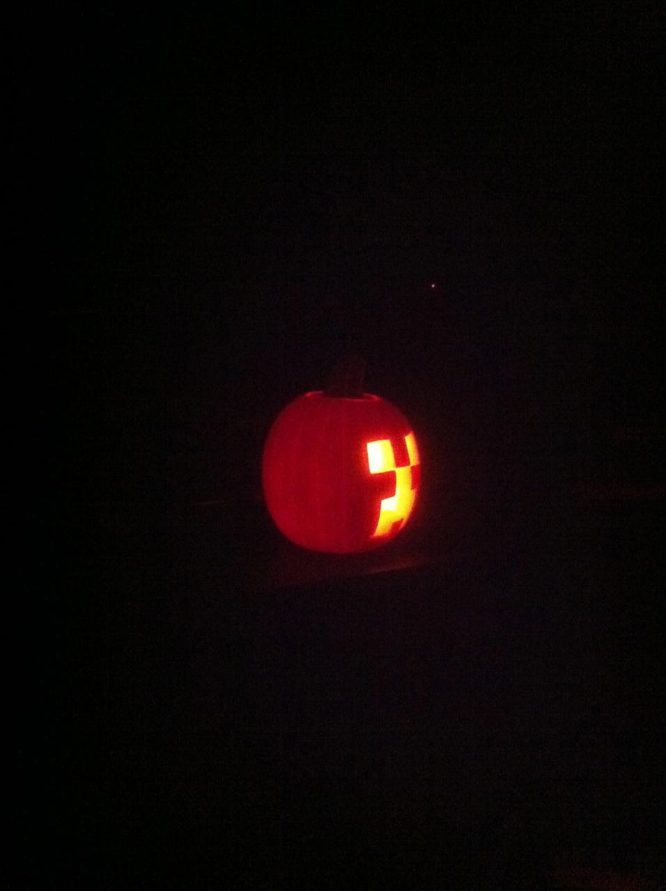 Real Creeper Pumpkin :D Minecraft Map