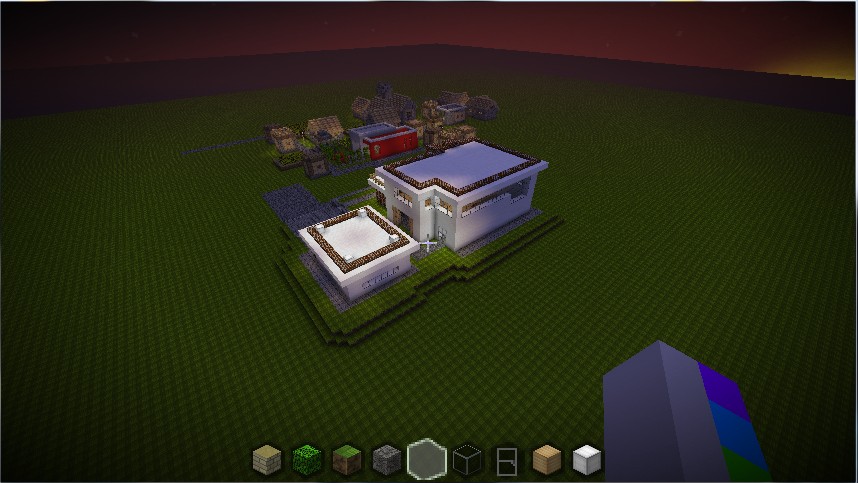 White Wall Mansion Minecraft Map