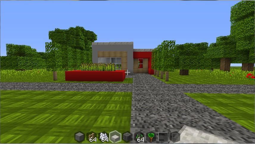 Small But Modern With Village. Minecraft Map