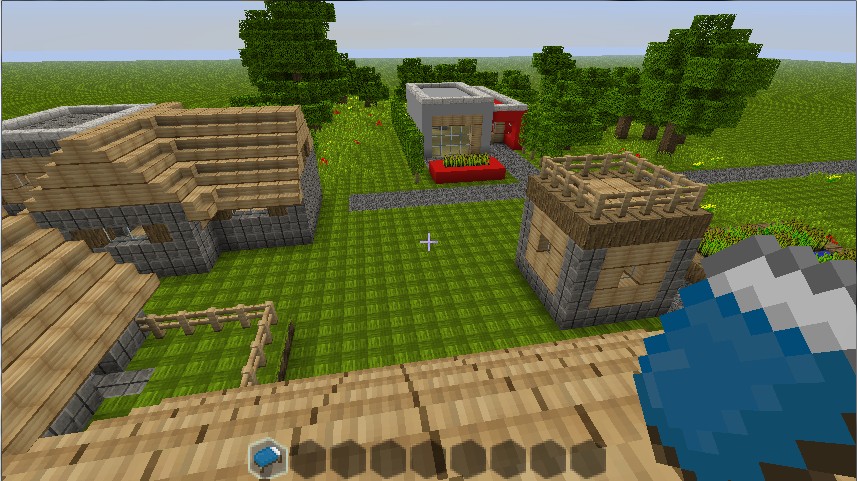 Small But Modern With Village. Minecraft Map