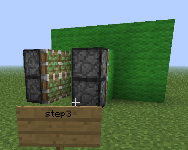 tutorial how to make a secret door Minecraft Map