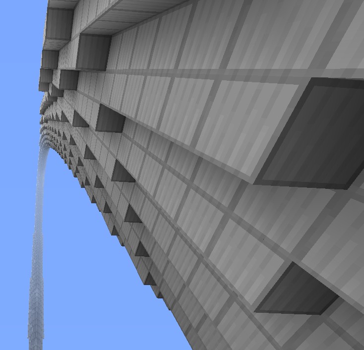 St Louis Arch, Full Scale Minecraft Map