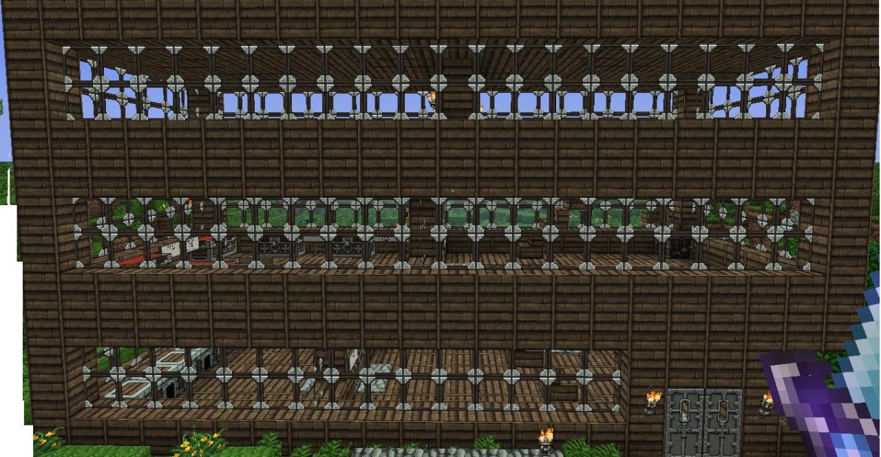 Three floor house Minecraft Map