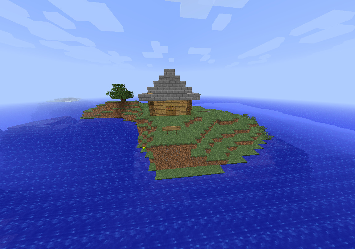 The lonely house, adventure, mini game map Minecraft Map