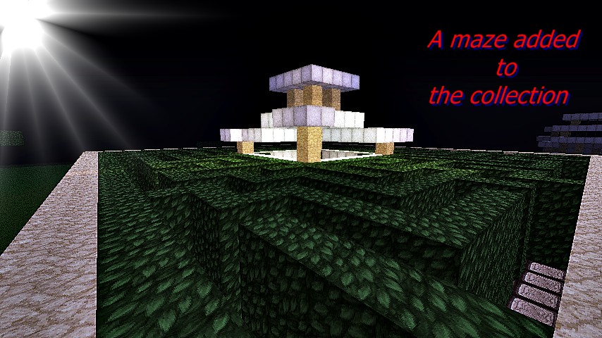 a maze :) Minecraft Map