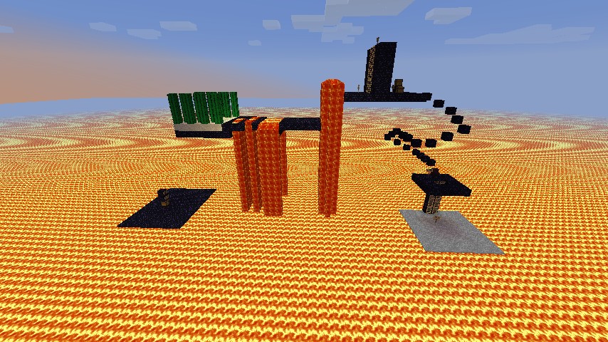 Lava Parkour Minecraft Map