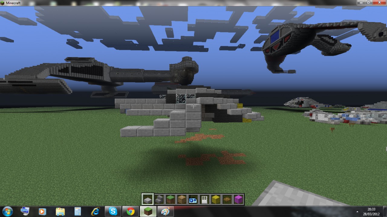 Star Trek Son'a Shuttle (zeppelin mod compatible) Minecraft Map