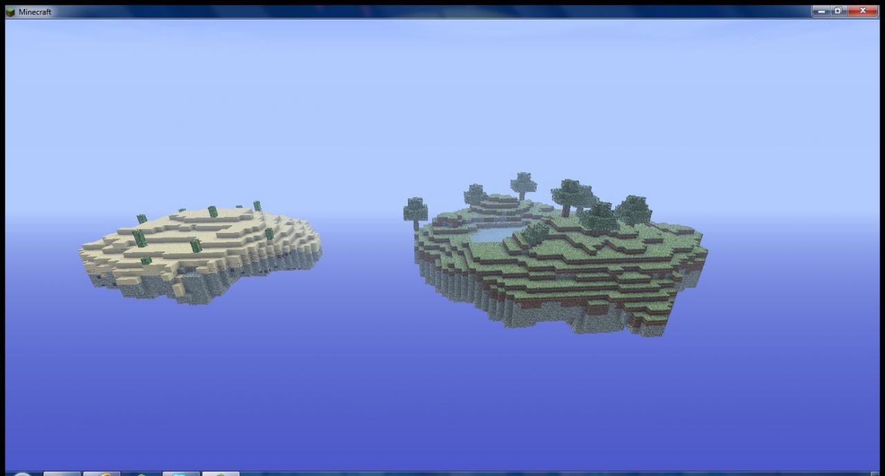 Double island Survival Minecraft Map