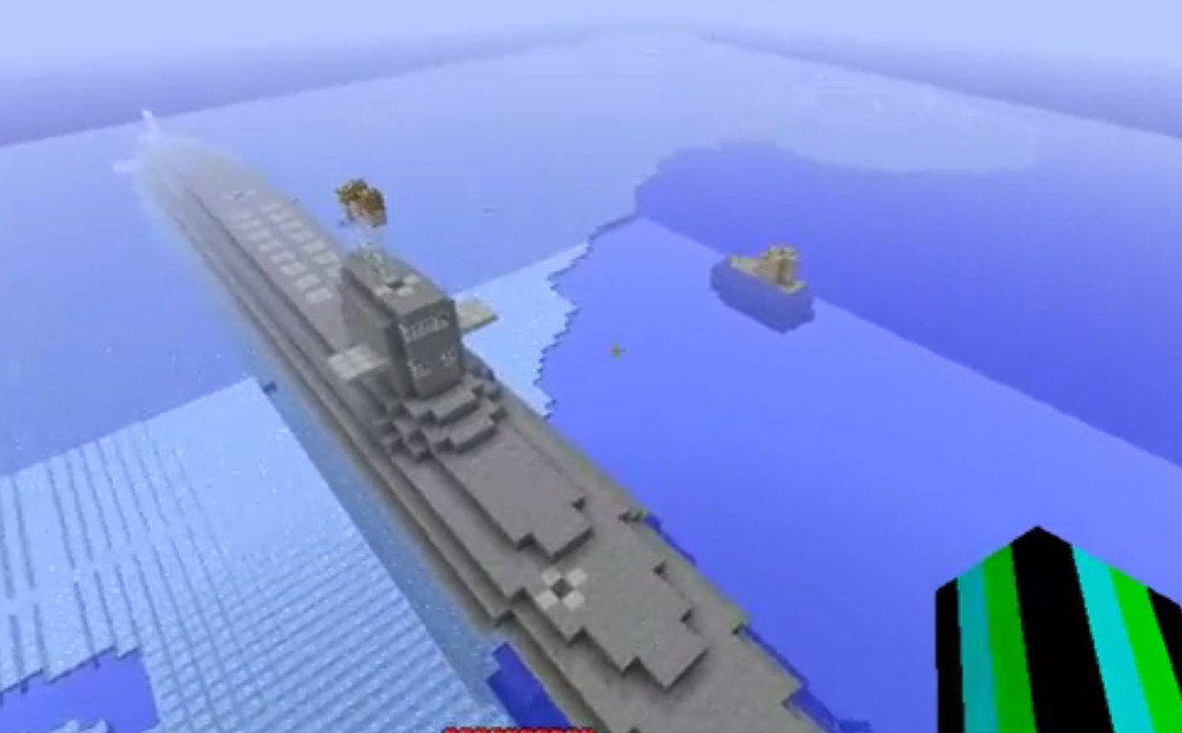 huge really cool submarine Minecraft Map
