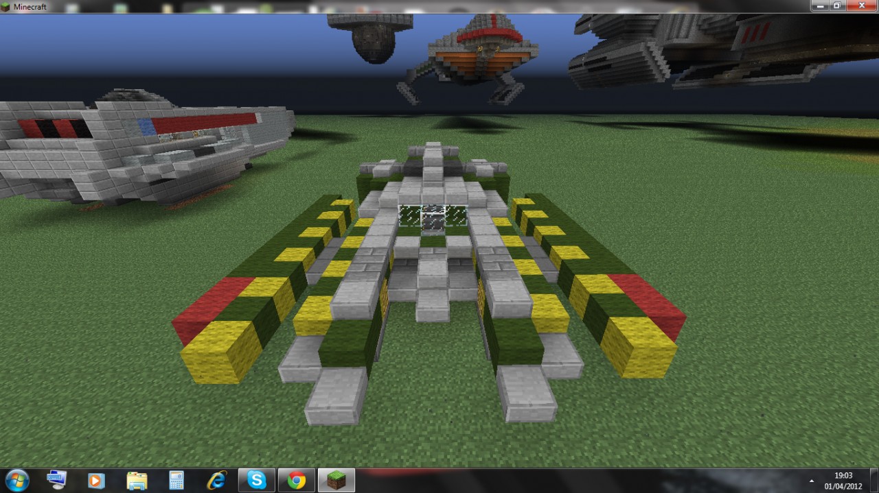 Star Trek Vaadwaur Assault Ship (Zeppelin mod compatible) Minecraft Map