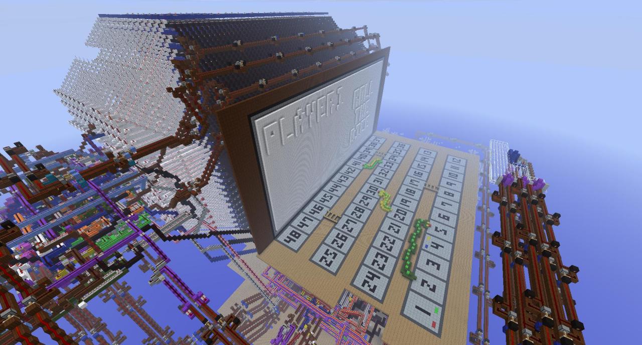 Snakes and Ladders Minecraft Map