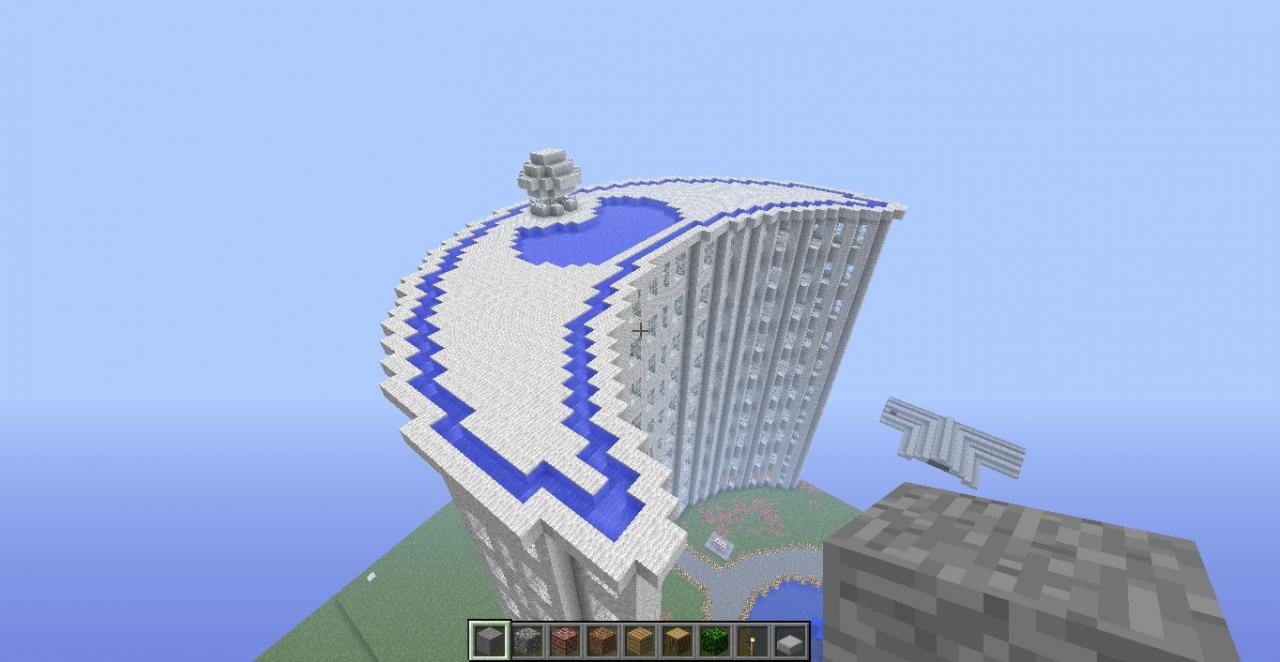 The Crescent Inn - Modern Minecraft Hotel Minecraft Map