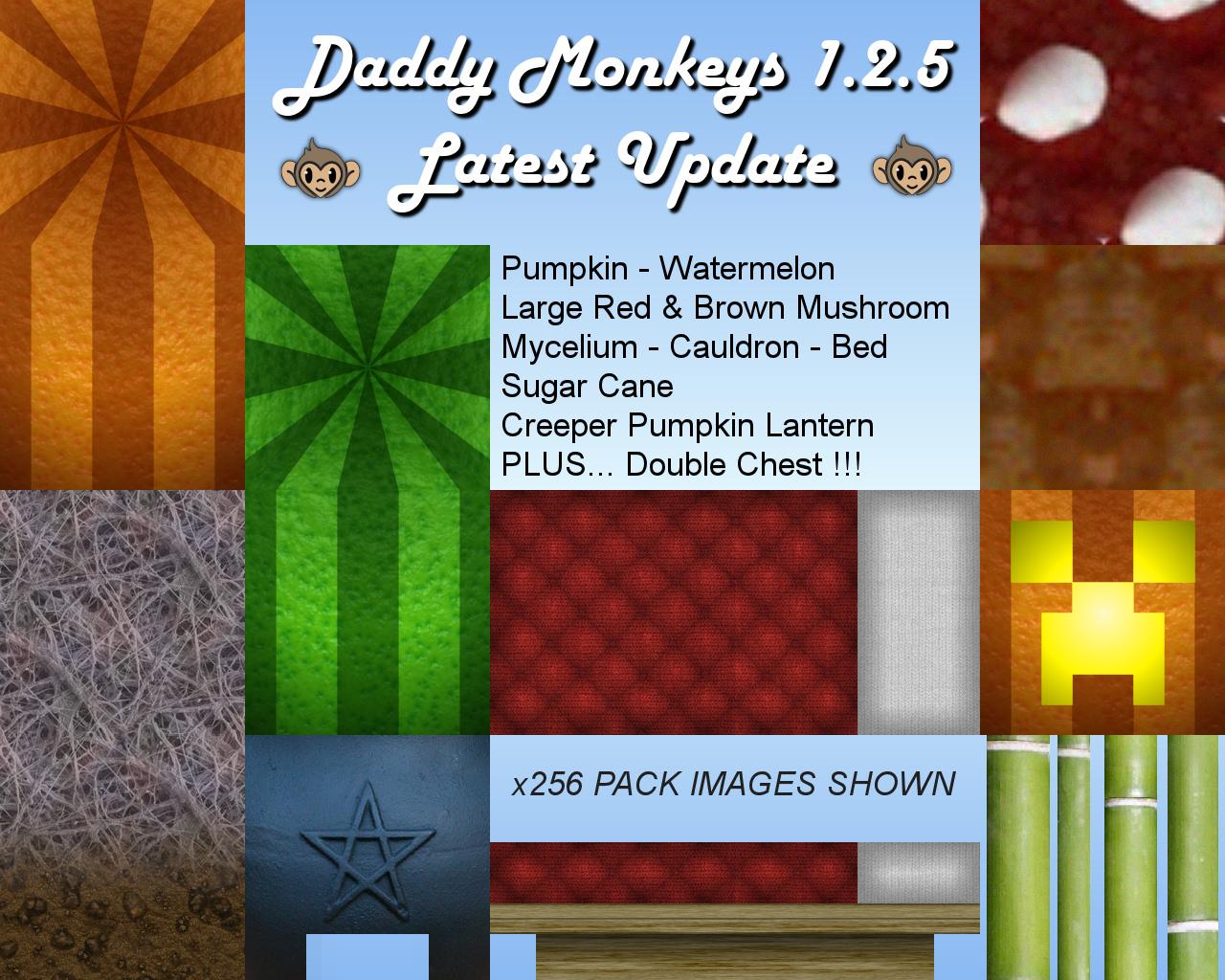 Daddy Monkeys Texture Pack 256x256 Minecraft Texture Pack