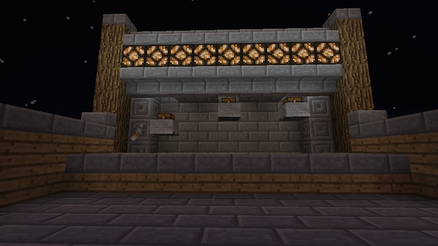 Redstone powered shooting range - updated Minecraft Map