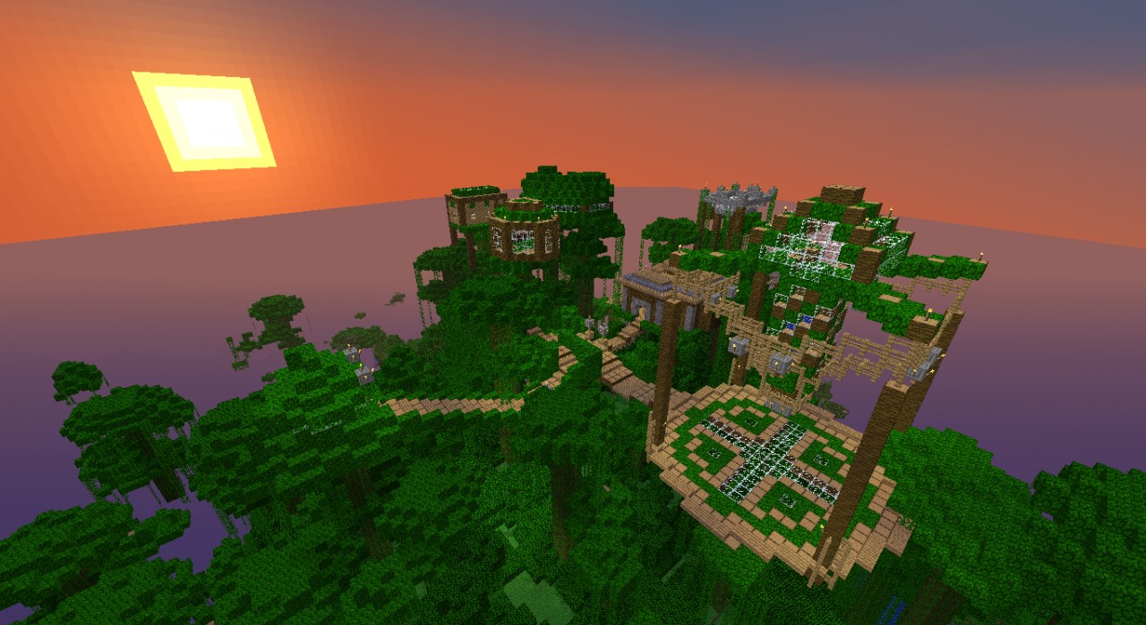 Jungle Town Minecraft Map