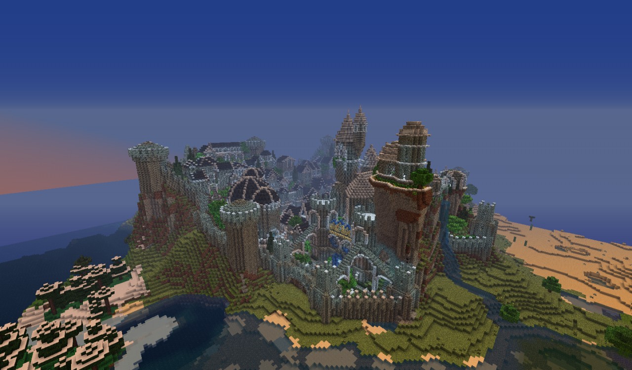 Eredhion (part of the fantasy map) Minecraft Project