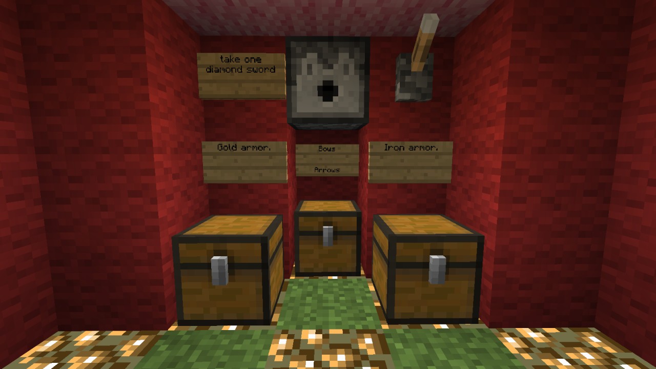 PVP Arena (Blue vs. Red) Minecraft Map