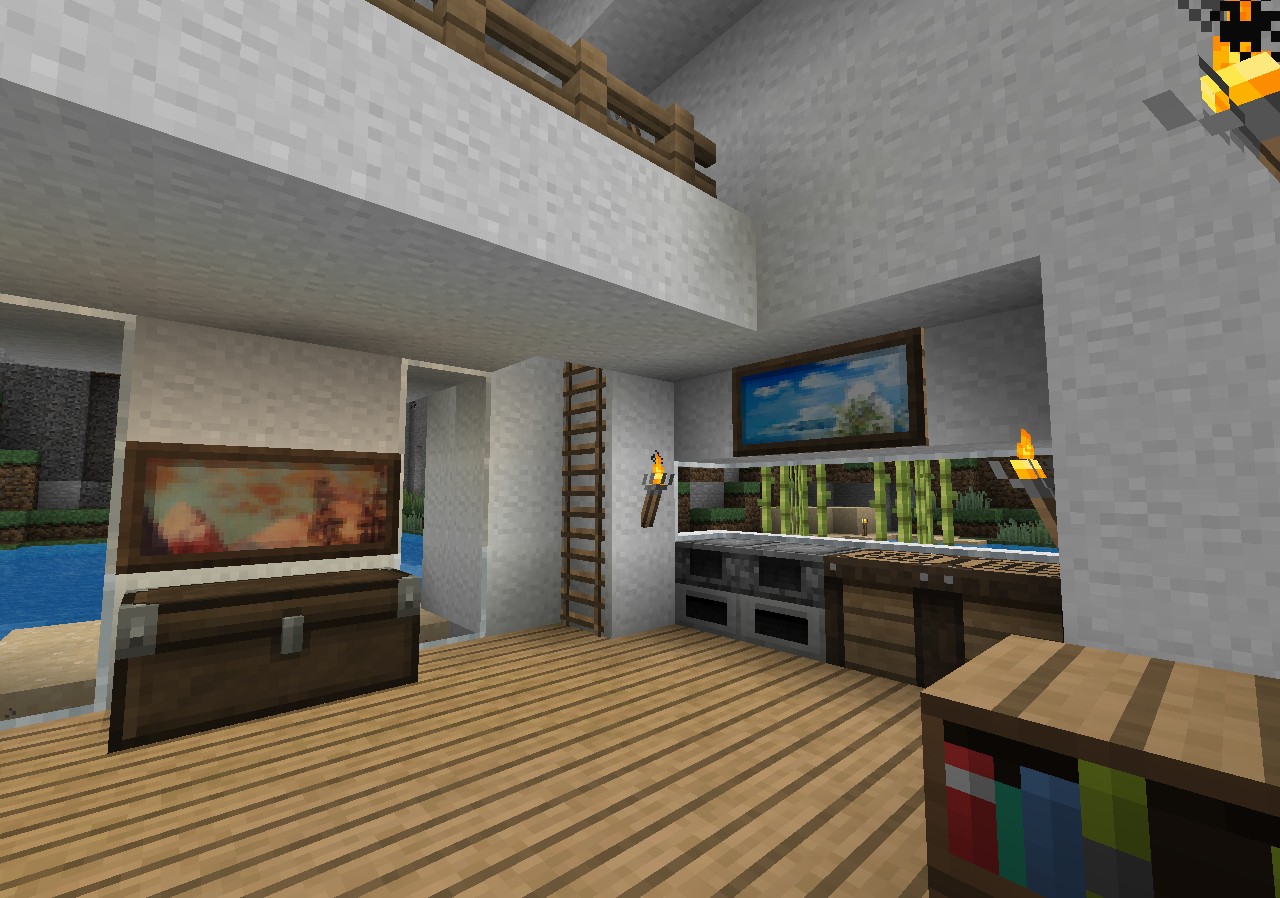 Modern Survival Build Minecraft Map