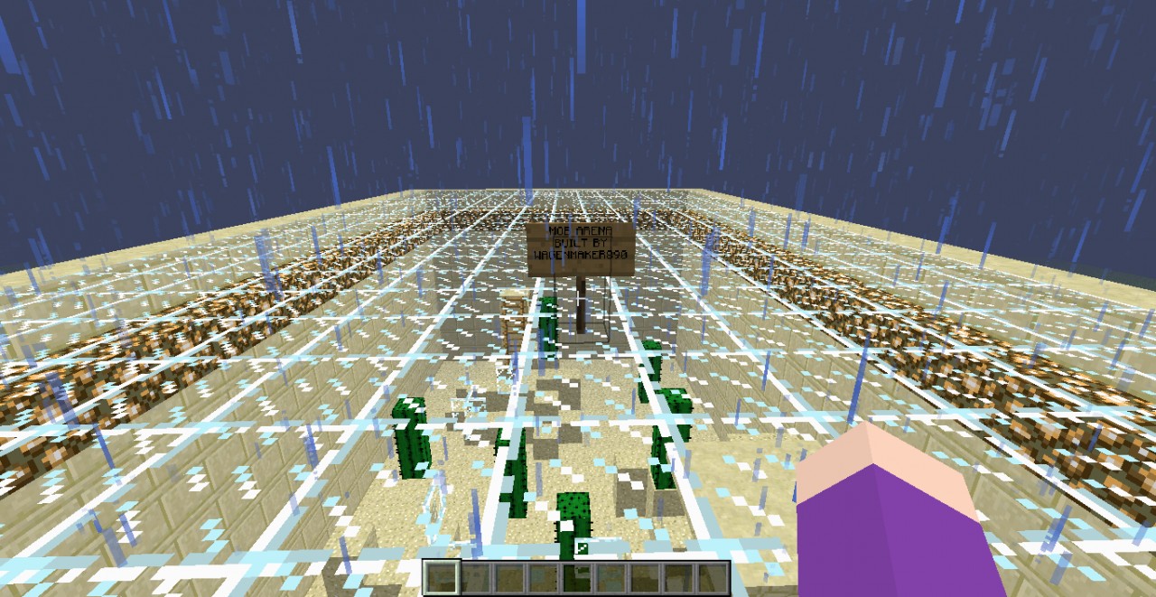 Sandstone Mob Arena Minecraft Map